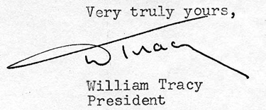 Biography – Part X – The Bill Tracy Project
