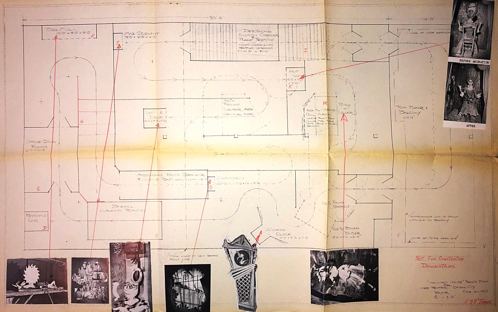 Track Plan and Stunt Placement for Tracy’s Two-story Haunted House in ...