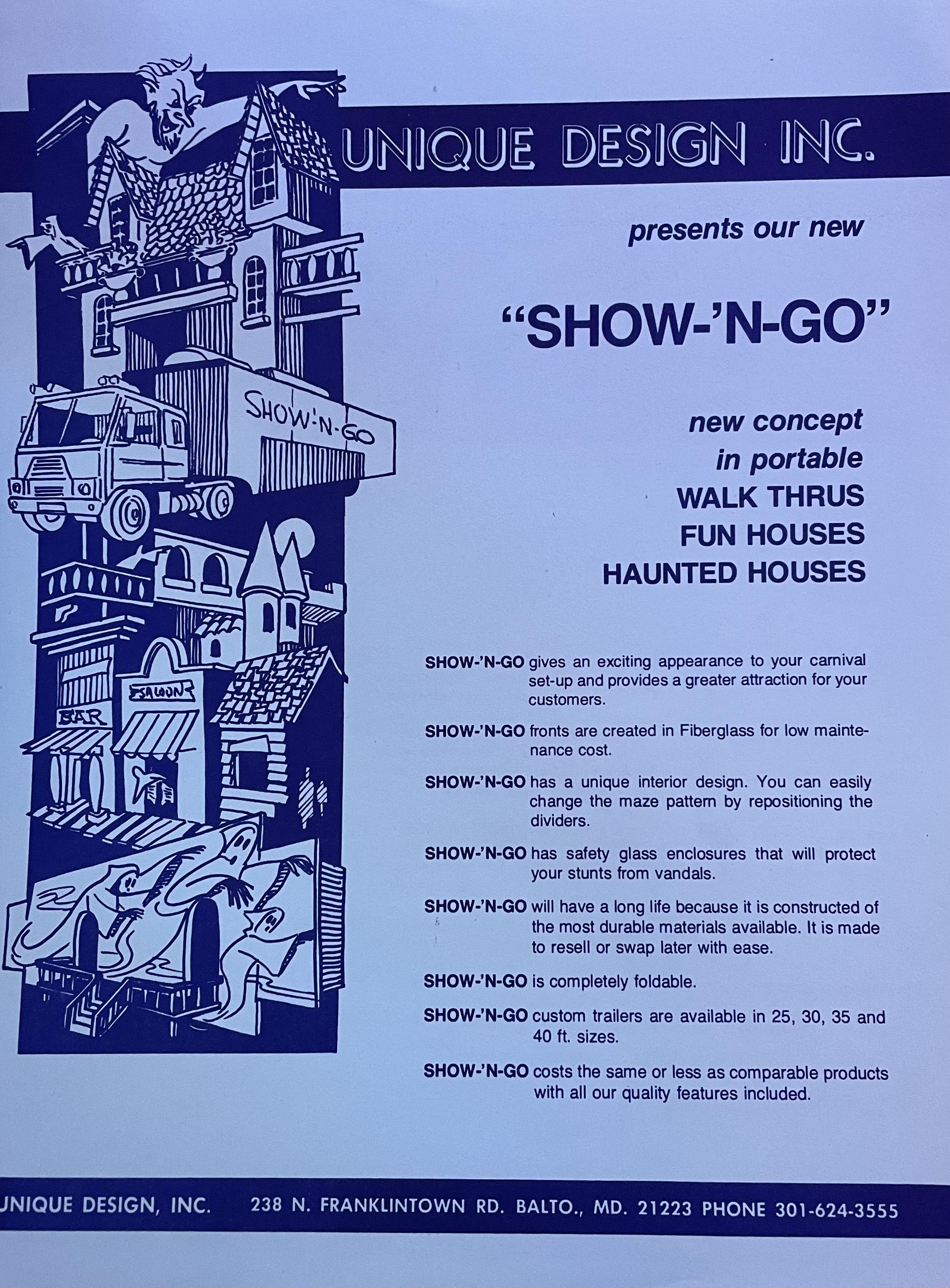 Unique Design, Inc. – The Bill Tracy Project